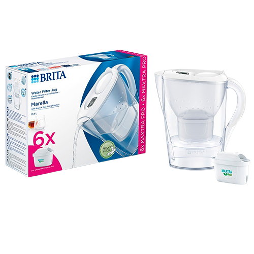 Køb Brita Filterkande Marellea MXPro White 2,4L inkl. 6 Filter (1