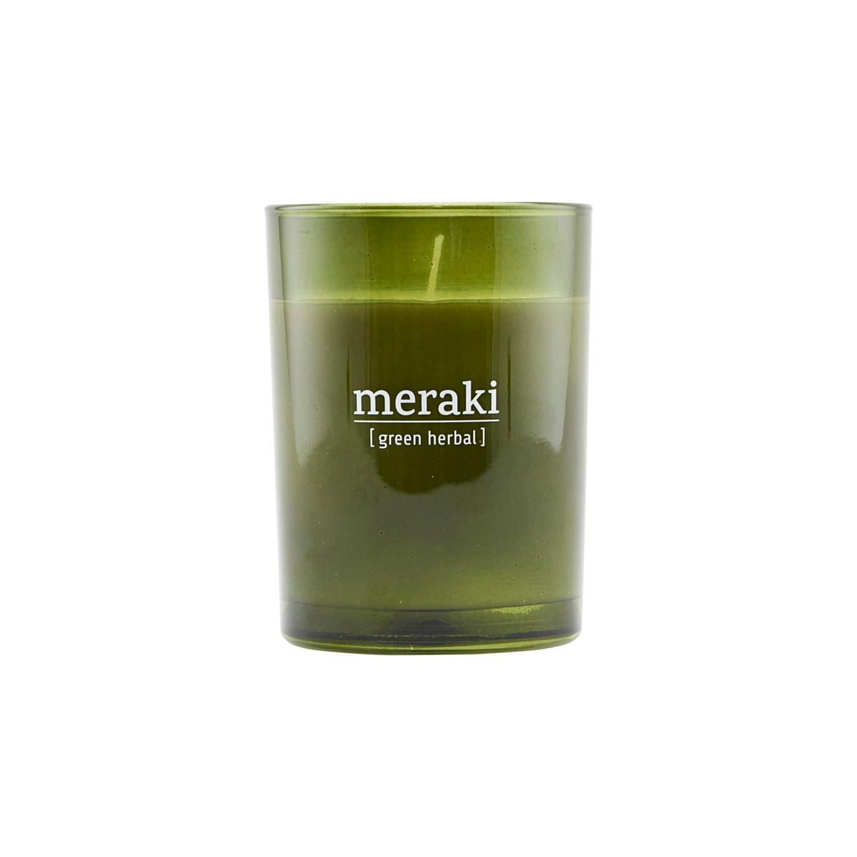 Køb Meraki Scented Candle Green Herbal (8x10,5 cm)
